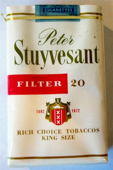 Peter Stuyvesant Filter King Size Vintage British Cigarette Pack