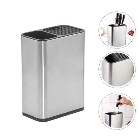 Winomo Silver 1pcs Versatile Storage Rack For Cooking Utensils With Disassemblable Box Bottom