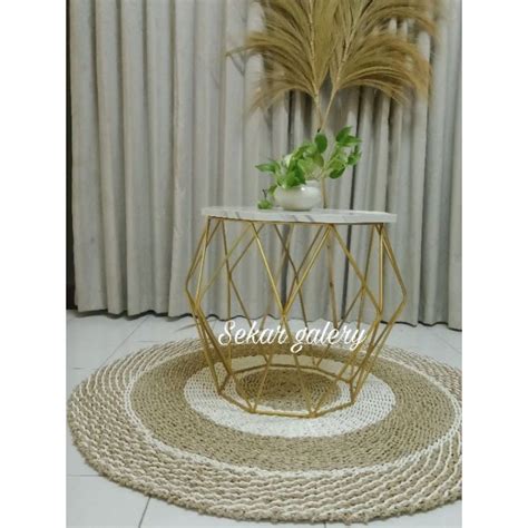 Meja Hexagonal Meja Diamond Meja Besi Meja Industrial Coffe