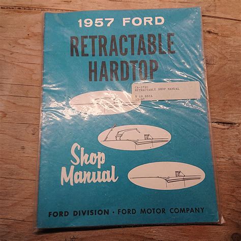 Shop Manual Ford 1957 Pre Sixties Vintage Auto Supplypre Sixties Vintage Auto Supply