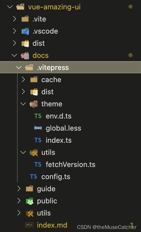 使用vitepress静态网站生成器创建组件库文档网站并部署到github csdn博客