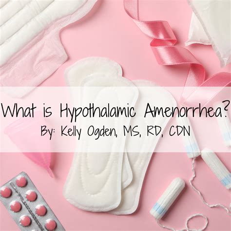 What Is Hypothalamic Amenorrhea Pearls Of Nutrition