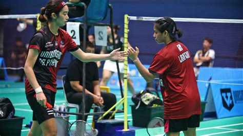 Uaap Womens Badminton Ramos Libaton Propel Up Over Ateneo Claims Top