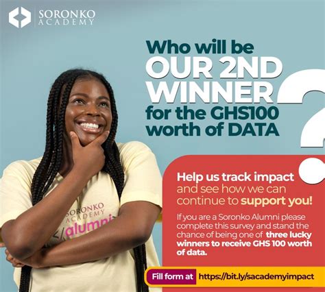Soronko Academy On Linkedin Soronkoimpact Soronkoalumni Datagiveaway Survey Impacttracking