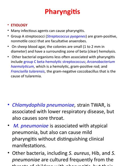 10 Pharngitis Pdf Streptococcus Penicillin
