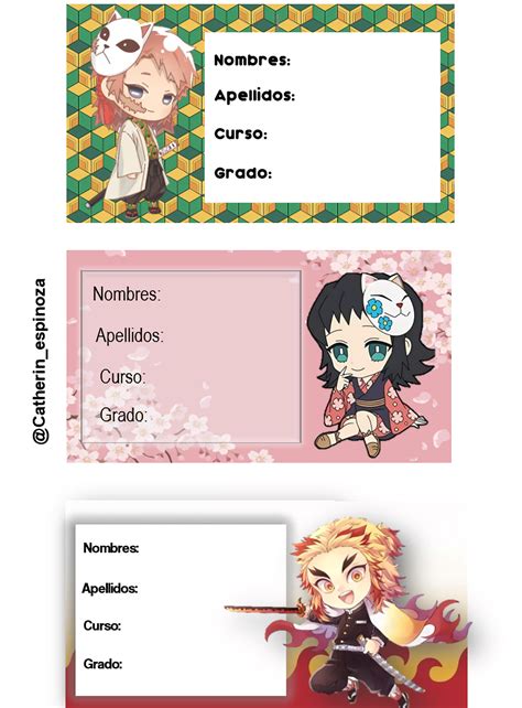 Stickers Kimetsu No Yaiba Etiquetas De Kimetsu No Yaiba Etiquetas De
