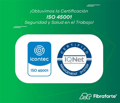 ¡obtuvimos La Certificación Iso 45001 Seguridad Y Salud En El Trabajo
