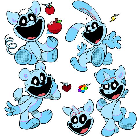 Smiling Critters Base 2 Mspaint Friendly By Bea Boo On Deviantart