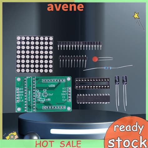 max7219 red led dot matrix display module output input common cathode