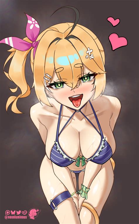 Neon Luminous Dooby Dooby Summer Indie Virtual Youtuber Absurdres