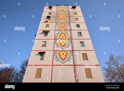 Soviet Russian Ussr Cccp Era Huge Art Mosaic Tile Mural Shaped Like