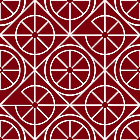 Premium Vector Red Seamless Pattern