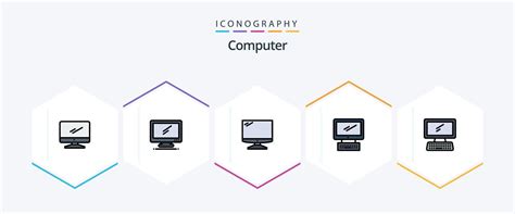 Computer 25 Filledline Icon Pack Including Keyboard 17014530 Vector Art At Vecteezy