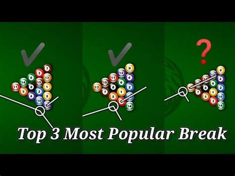 8 Ball Pool Best Break 8 Ball Pool Top Break 8 Ball Pool Break