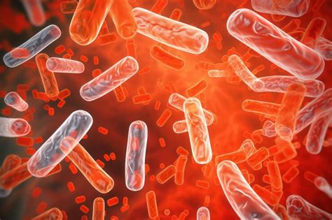 Premium Photo Bacteria Cells In Red And Orange Colors On A Vibrant
