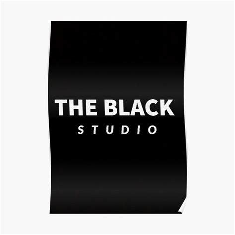 Black Studio Poster For Sale By Black Studios Redbubble