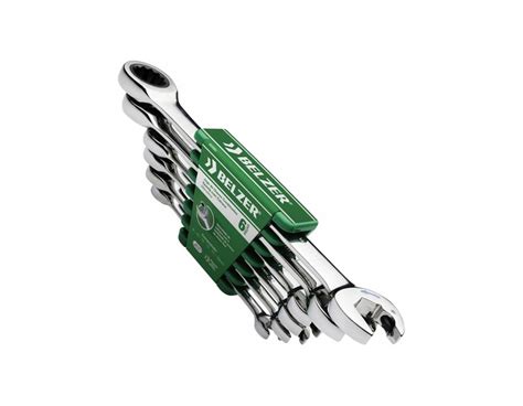 Jogo De Chaves Combinadas Speedy Com Catraca 6 Peças Da Belzer Palma Parafusos E Ferramentas