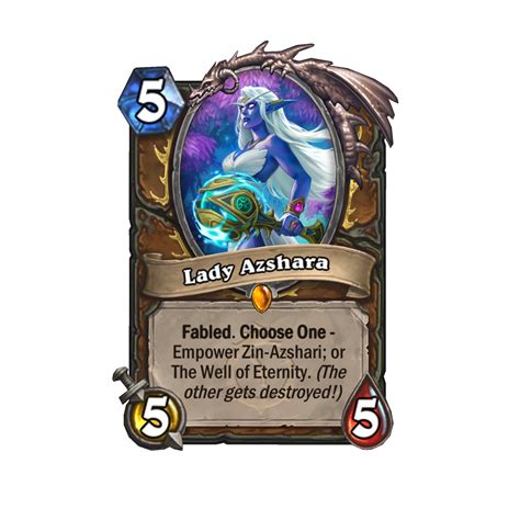 Hearthstone Across The Timeways Fabled Card Reveal Druid Legendary