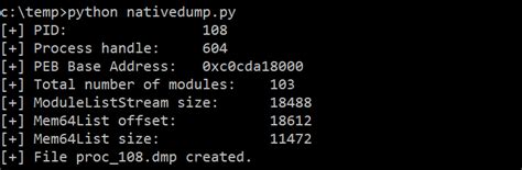 Nativedump Update Python And Golang Ports Ricardo J Ruiz Fern Ndez Ethical Hacker Osce