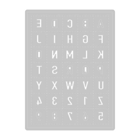 Cutting Edge Crafts Browse All Thinlits Sizzix® Thinlits™ Die Tile Alphanumeric By Eileen