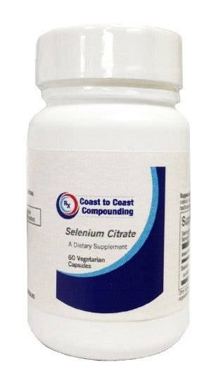 Selenium Citrate Coast To Coast Compounding