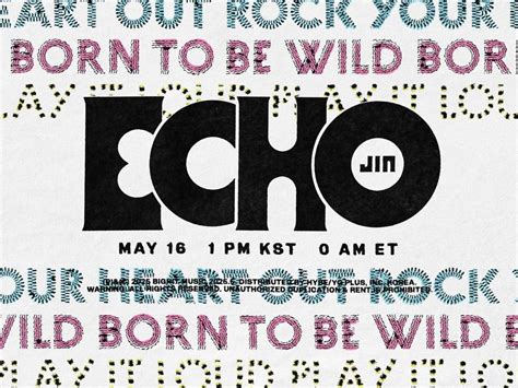 Bts Jin Drops Full Tracklist For 2nd Solo Album Echo Deets Inside