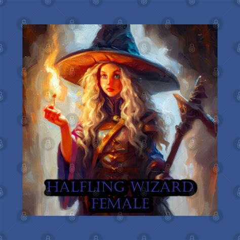 Halfling Wizard Female By Cranky Old Dude Wizard Female Vibrant Colors