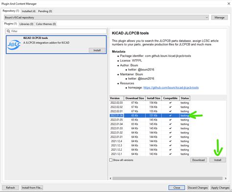Kicad Freezes When Pressing Plugin Icon · Issue 128 · Bounikicad Jlcpcb Tools · Github