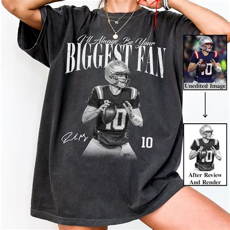Custom Photo Sport Player Shirt Ill Always Be Your Biggest Fan Retro
