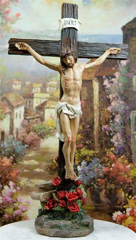 Jesus On Cross Statue