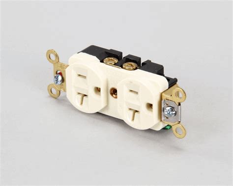 Hubbell Lighting 5352ai Duplex Rcpt Ivory 20a 125v Hbl5352ai Restockit