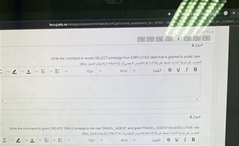 Solved Write The Command To Revoke Select Privledge From
