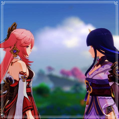 Yae X Ei Genshin Impact Hoyolab