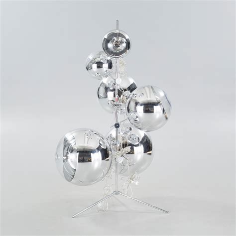 A Mirror Ball Tripod Floor Lamp From 2015 By Tom Dixon Bukowskis