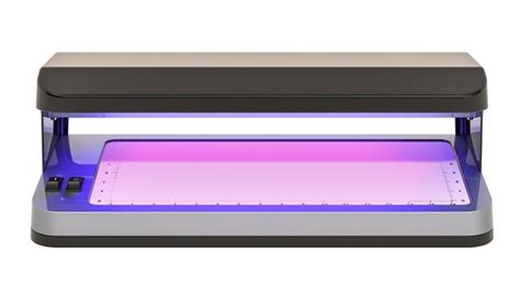 Premium Photo Currency Detector Detector Banknotes Closeup 3d Rendering