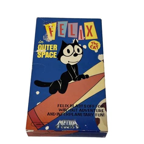Felix The Cat In Outer Space Vhs 1984 Htf Media Video Tape Vintage £92