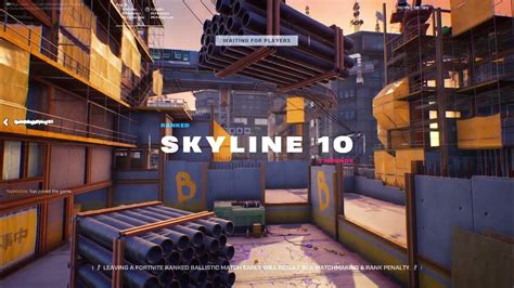 Fortnite Ballistic On Skyline 10 Youtube