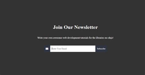 Newsletter Subscription Module A Newsletter Subscription Module Is An