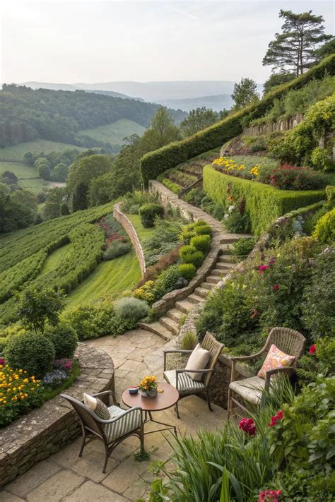 21 Creative Terraced Garden Beds On A Slope Ideas