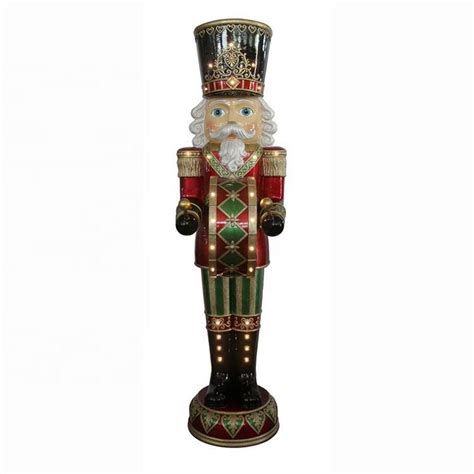 Factory Direct Sales Outdoor Large Nutcracker Christmas Wooden Tall