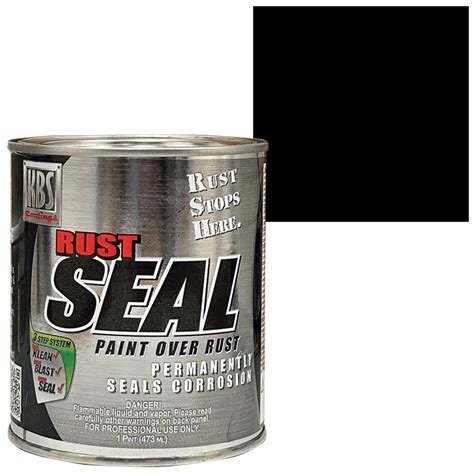 Kbs Rustseal Gloss Black Rust Preventive Coating Pint Tp Tools