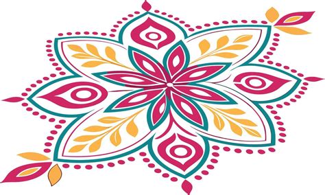 Elegant Diwali Clipart Illustration With Hindu Festival Lights And