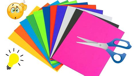 18 Diy Paper Craft Ideas Easy Colored Paper Craft Ideas Youtube