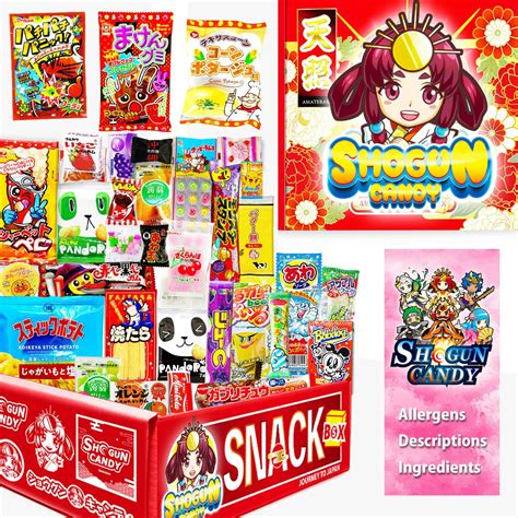 Shogun Candy 40 Pcs Japanese Snacks And Japanese Candy Popin Cookin Japanese