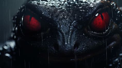 Premium Photo Terrifying Demonic Frog A Grinning Evil With Red Eyes