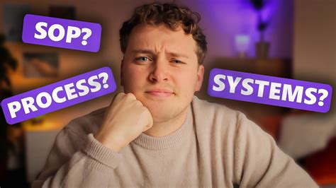 Systems Vs Processes Vs Sops Youtube