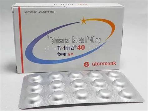 Glenmark Telma 40 Mg 1 10 Prescription At ₹ 156 02 Strip In New Delhi