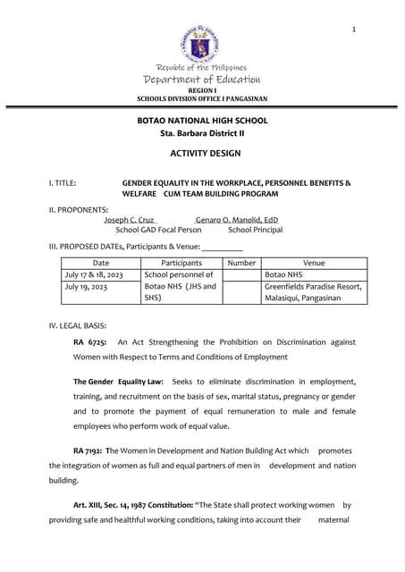 Snes Program Gad Proposal Gad Ga2023 Docx Pdf