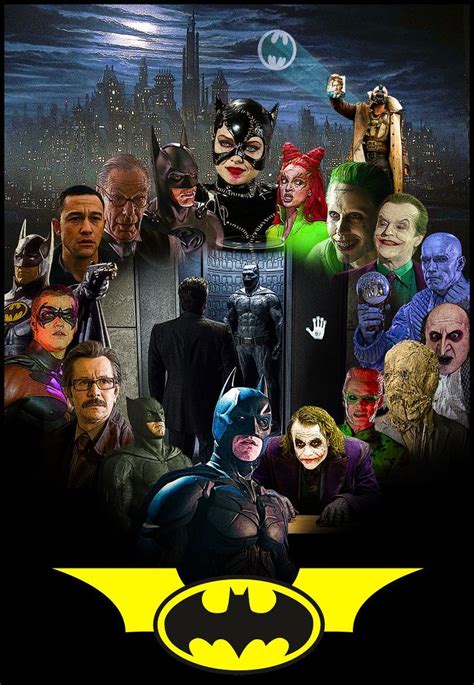 Batman Movie Villains Poster