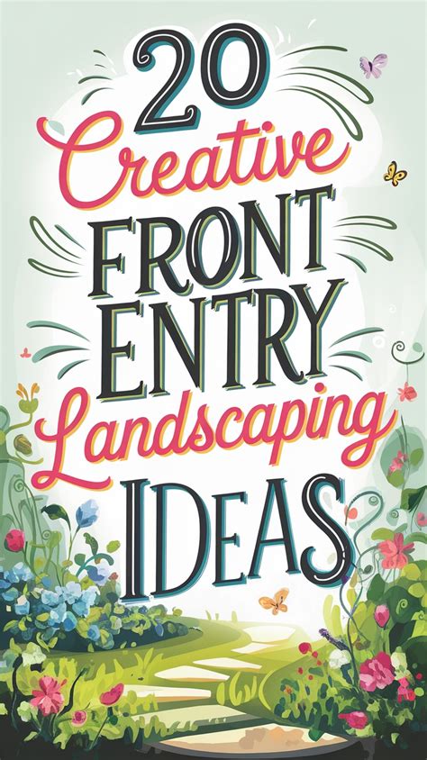 20 Front Entry Landscaping Ideas Toolzview